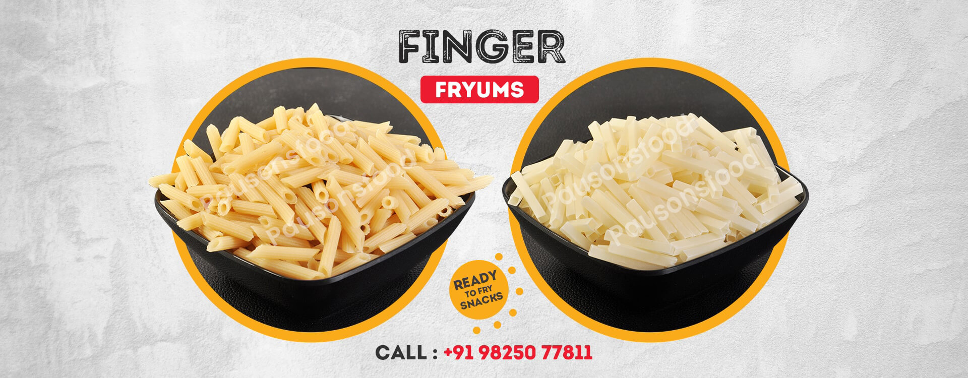 2D Snacks Fryums Pellets | Finger Papad | Extruded Snacks Manufacturer